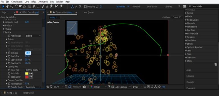 After Effects Particles | Creating Atmospheric Particles in After Effects