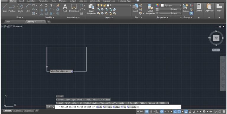 AutoCAD Fillet | Tutorials to Create Fillet (Command) in AutoCAD