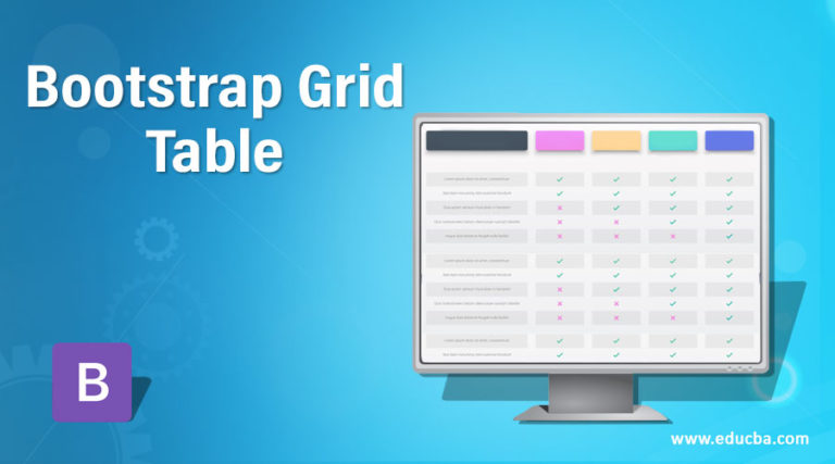 Bootstrap Grid Table | Learn the Examples of Bootstrap Grid Table