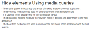 Bootstrap Media Queries | Learn the Examples of Bootstrap Media Queries