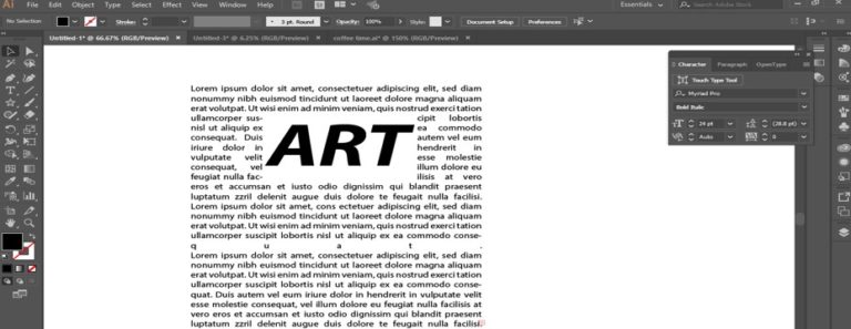 How to Warp Text in Illustrator? | Warping Text into any Shape in ...