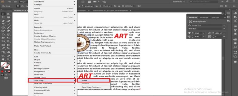How to Warp Text in Illustrator? | Warping Text into any Shape in ...