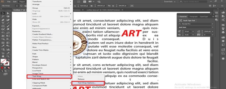How to Warp Text in Illustrator? | Warping Text into any Shape in ...