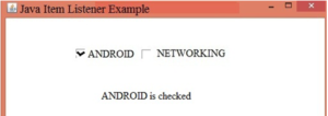 Java ItemListener | Examples on How Java Itemlistener Works