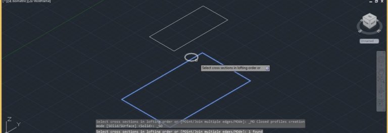 Loft in AutoCAD | Steps to Use the Loft Command in AutoCAD