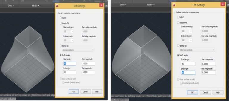Loft in AutoCAD | Steps to Use the Loft Command in AutoCAD