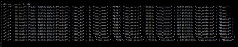 MongoDB find | How find Command Works in MongoDB? MongoDB find | How find Command Works in MongoDB?