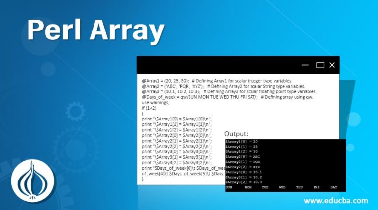Perl Array | Top 5 Types of Array in Perl with Advantages