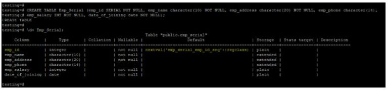 PostgreSQL SERIAL | How PostgreSQL SERIAL Function Works?