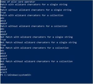 PowerShell Wildcards | Types of Wildcard Expressions in PowerShell