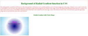 Radial Gradient in CSS | How Radial Gradient Function work in CSS