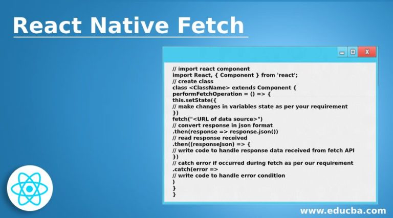 React Native Fetch How Fetch Works In React Native With Examples