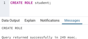 SQL Administration | Roles for Access | Tablespace Management