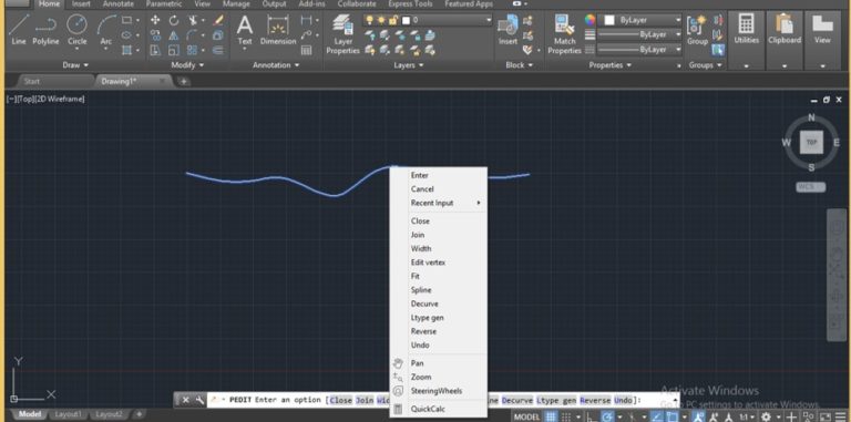 Spline in AutoCAD | Techniques and Steps to Create Spline in AutoCAD