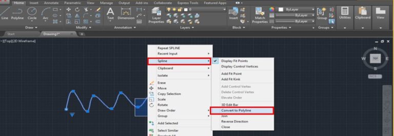 Spline in AutoCAD | Techniques and Steps to Create Spline in AutoCAD