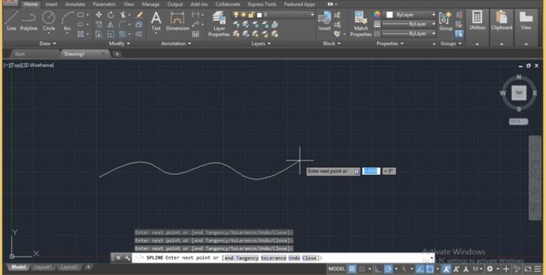 Spline in AutoCAD | Techniques and Steps to Create Spline in AutoCAD