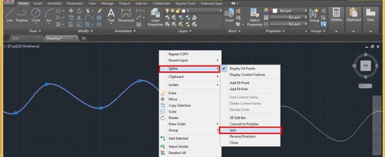 Spline in AutoCAD | Techniques and Steps to Create Spline in AutoCAD