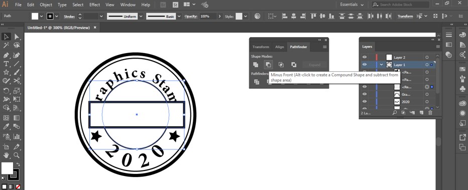 Stamp Effect In Illustrator Steps For Creating Stamp Effect