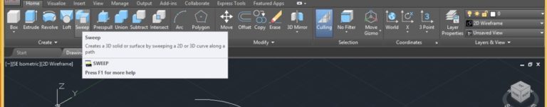 Sweep in AutoCAD | Create Effective Objects with Sweep Command