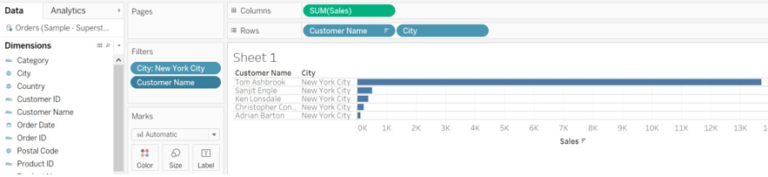 Tableau Order of Operations | How to do an Order of Operation | Examples