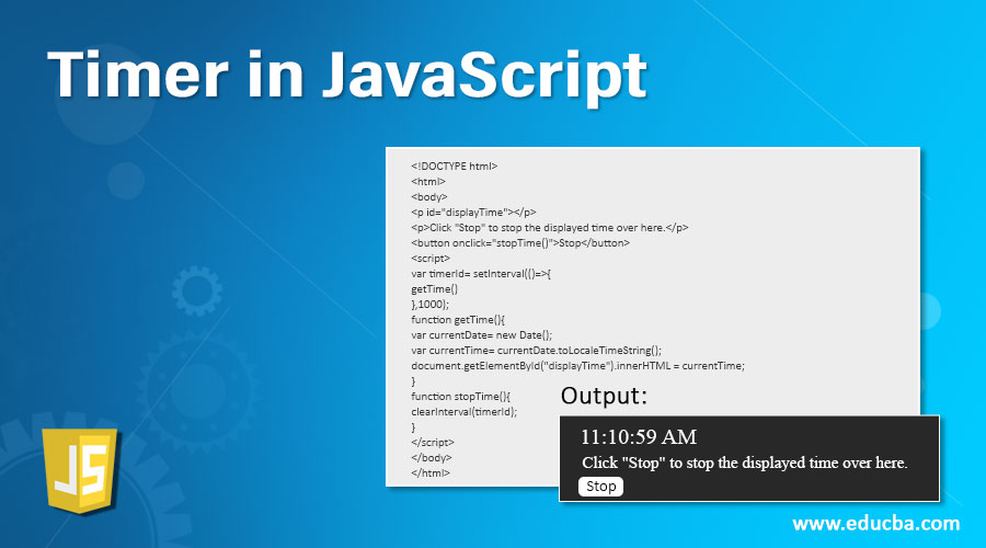 Timer In JavaScript Examples To Implement Timer In JavaScript