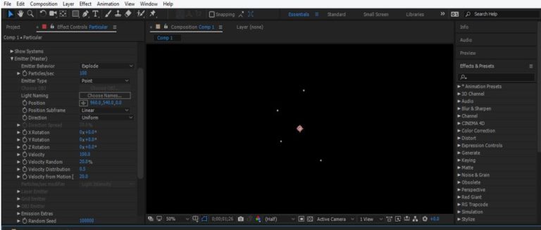 Trapcode in After Effects | Steps to Create Trapcode in After Effects