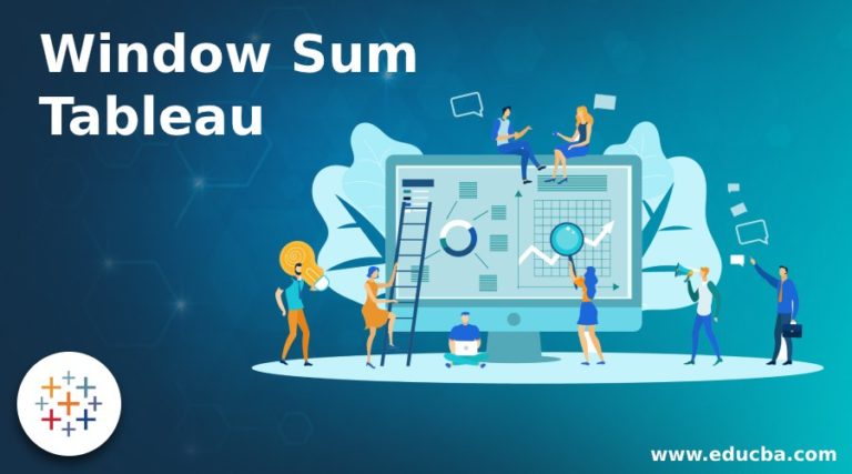 Window Sum Tableau | How does Windows sum do in Tableau