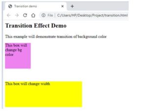 CSS Transition Effects | Examples of CSS Transition Effects