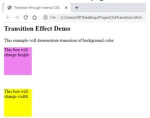 CSS Transition Effects | Examples of CSS Transition Effects