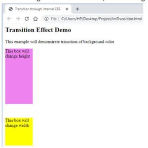 CSS Transition Effects | Examples of CSS Transition Effects