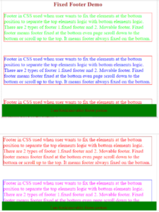 Footer in CSS | How does Footer work in CSS with Examples?