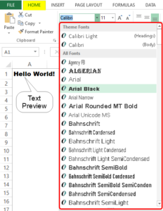 Formatting Text in Excel | Examples on How to Format Text in Excel