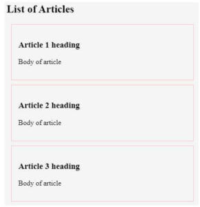 HTML section Tag | Attributes of Html section Tag and Examples