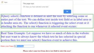 jQuery Select() | How Does Select() Function Work in jQuery?