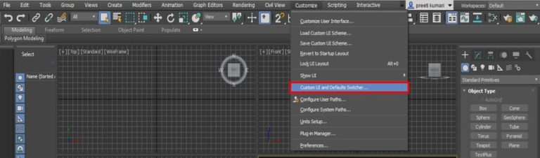 3ds Max Interface | Understanding the Various Sections in 3ds Interface