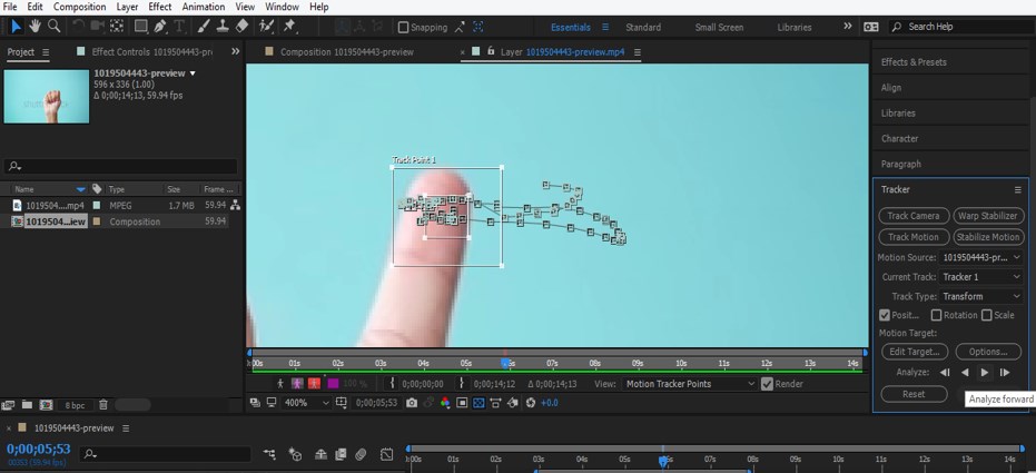 After Effects Tracking Steps To Tracking In After Effects