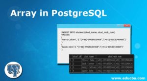 Array in PostgreSQL | How to Add Array Elements in PostgreSQL?