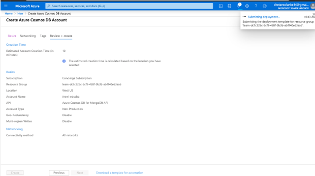 Azure Cosmos Db Steps To Create Azure Cosmos Db Advantages