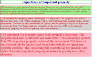 CSS Important | Guide to How Does Important Property Work in CSS?