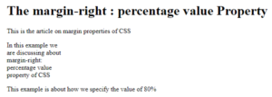 CSS Margin Right | Working of CSS Margin Right Property (Examples)