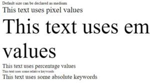 CSS Typography | Working of CSS Typography with Examples