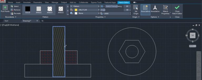 Hatch Autocad How To Use Hatch Command In Autocad