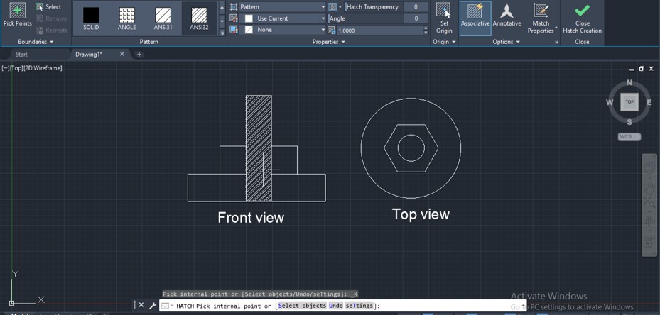 Hatch AutoCAD How To Use Hatch Command In AutoCAD 