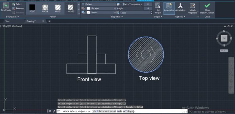 Hatch Autocad How To Use Hatch Command In Autocad
