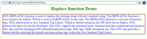 JSTL replace | How Does replace() Function Work in JSTL? ( Examples)