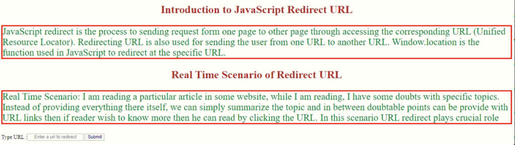 JavaScript Redirect | How does Redirect Work in Javascript? | Examples JavaScript Redirect | How does Redirect Work in Javascript? | Examples
