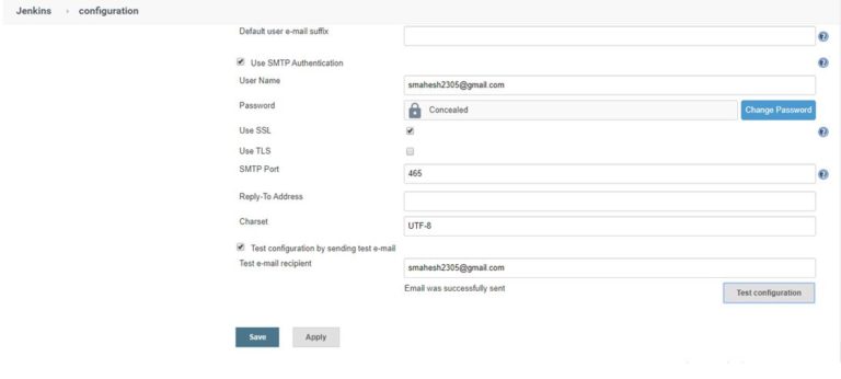 Jenkins Email Notification | Configure Gmail SMTP Server in Jenkins