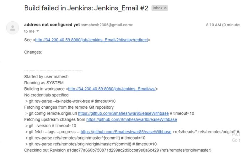 Jenkins Email Notification | Configure Gmail SMTP Server in Jenkins