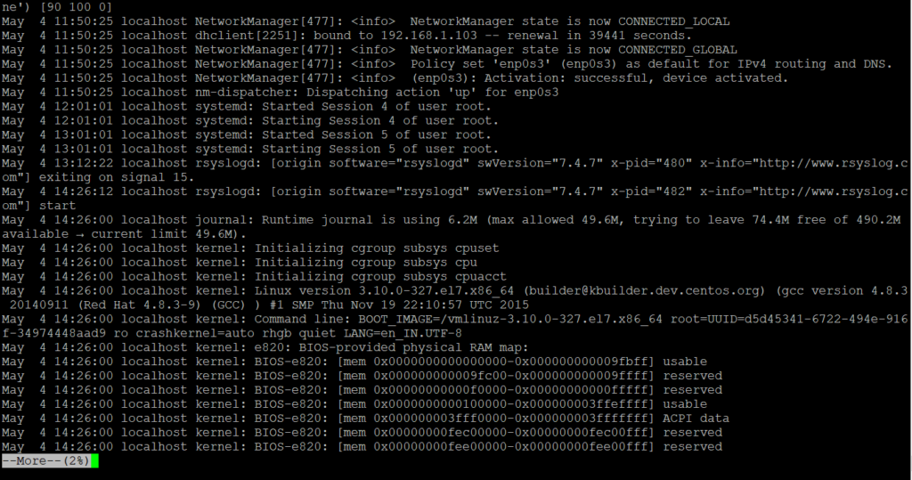 Linux More Command | Examples on How Linux More Command Work