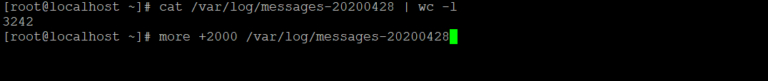 Linux More Command | Examples on How Linux More Command Work
